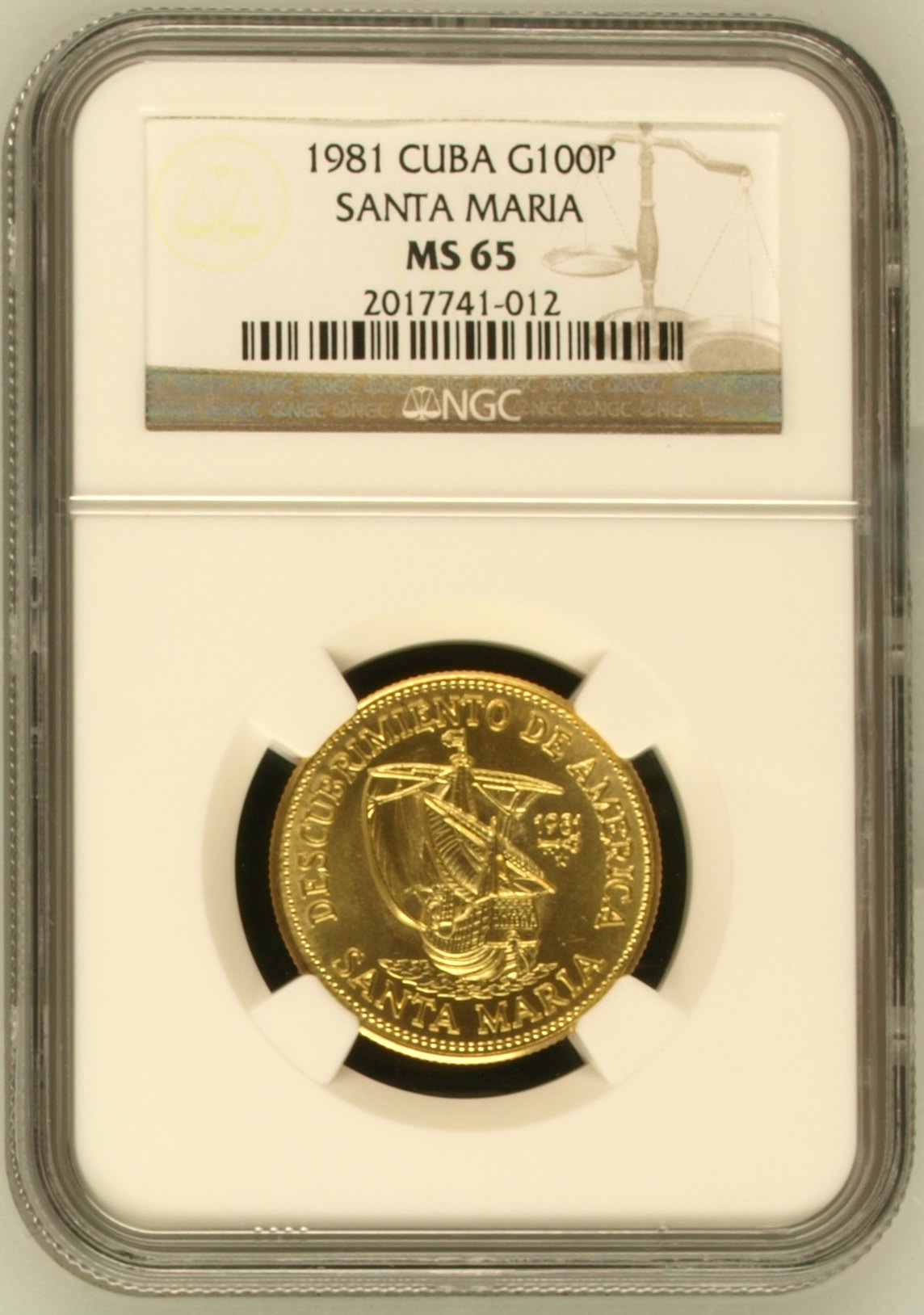 Cuba 1981 100 Pesos Santa Maria Coin – World Quality Coins
